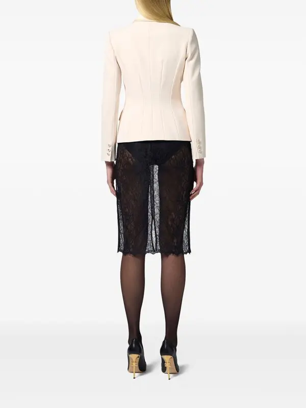 Elisabetta Franchi Crepe Satin Blazer