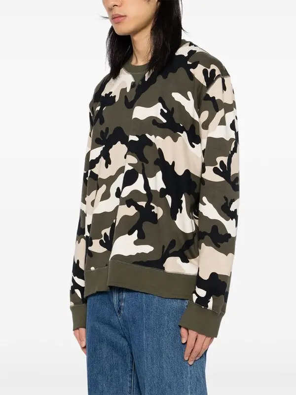 Valentino Garavani Camouflage-pattern Sweatshirt