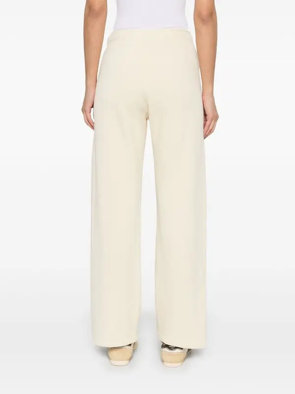 AUTRY Embroidered-logo Trousers - Neutrals