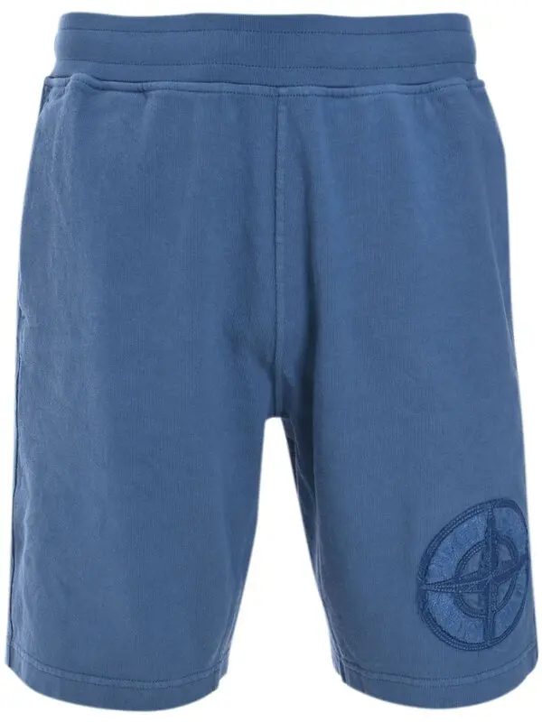 Stone Island Fleece Shorts - Blue