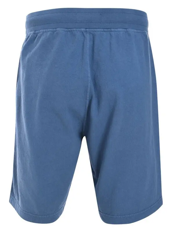Stone Island Fleece Shorts - Blue