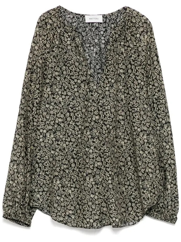 Matteau Voluminous Blouse - Black