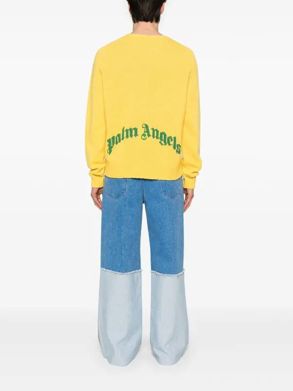Palm Angels Curved Logo Sweater