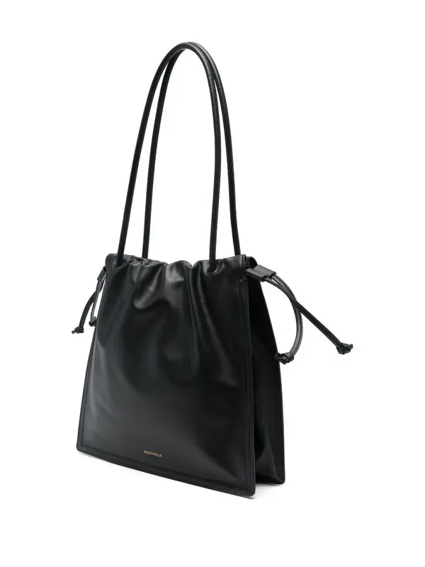 COCCINELLE Leather Tote Bag - Black