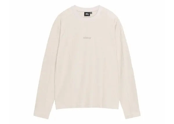 StÜssy Wave Jersey Crew - Bone