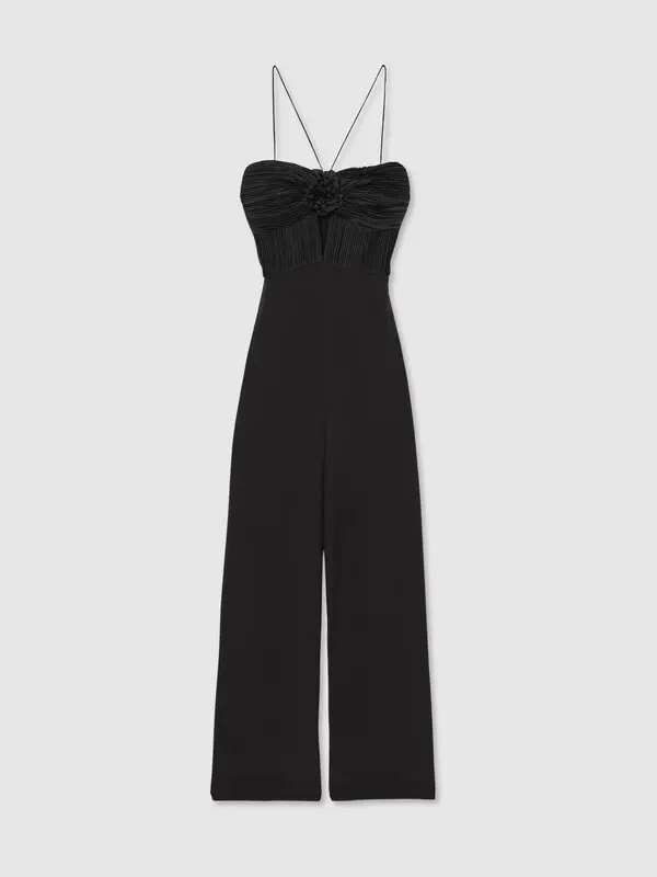 AMUR Cady Rosette Jumpsuit