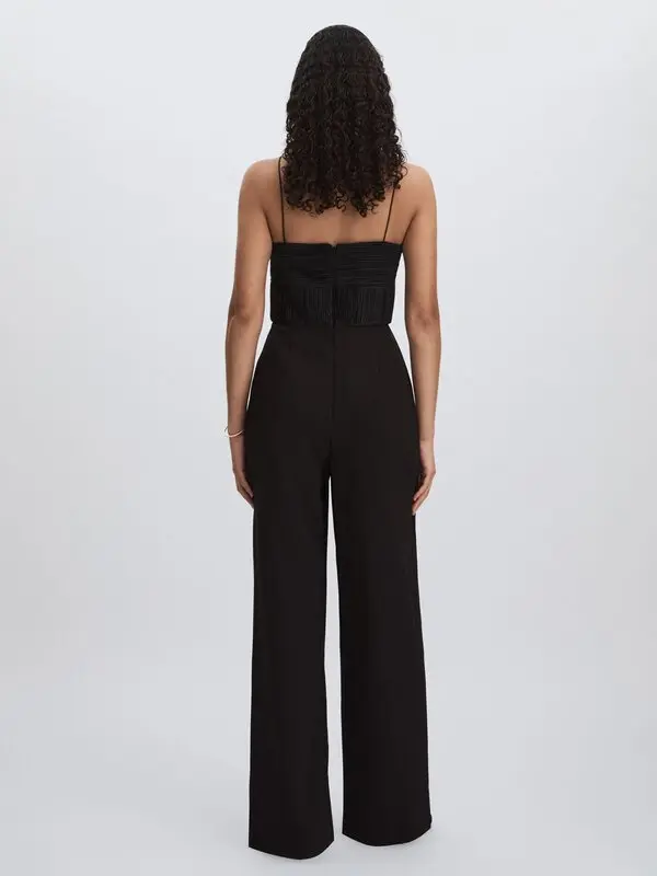 AMUR Cady Rosette Jumpsuit
