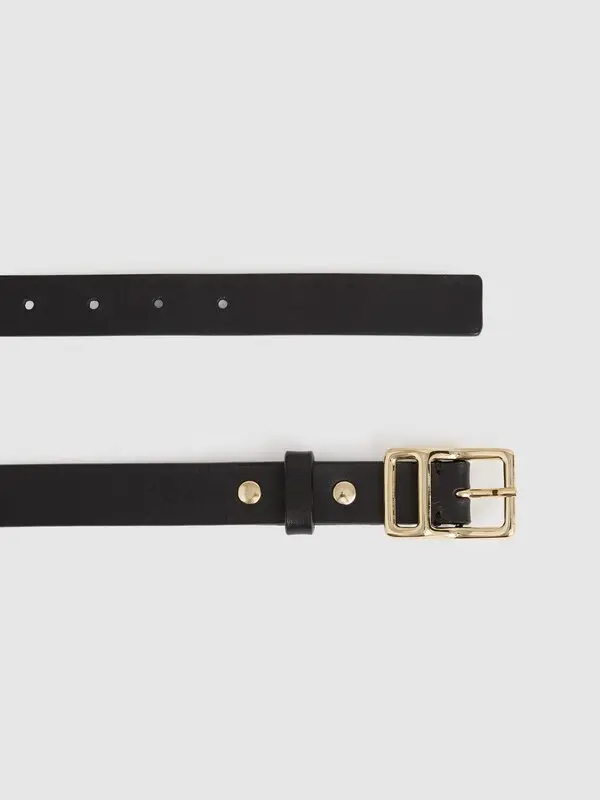 REISS Mateo Leather Belt