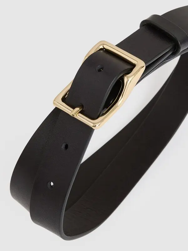 REISS Mateo Leather Belt