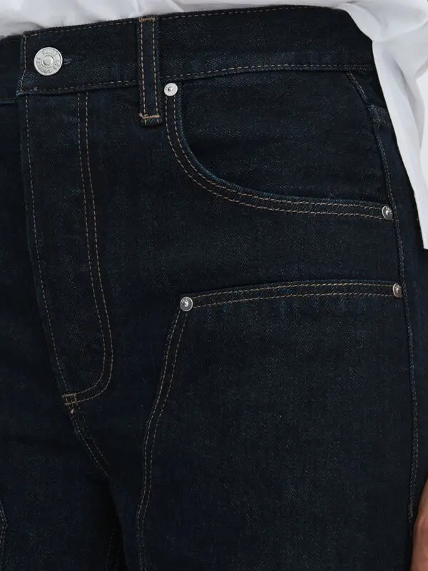 Paige Arellia Barrel-leg Jeans - Black/navy