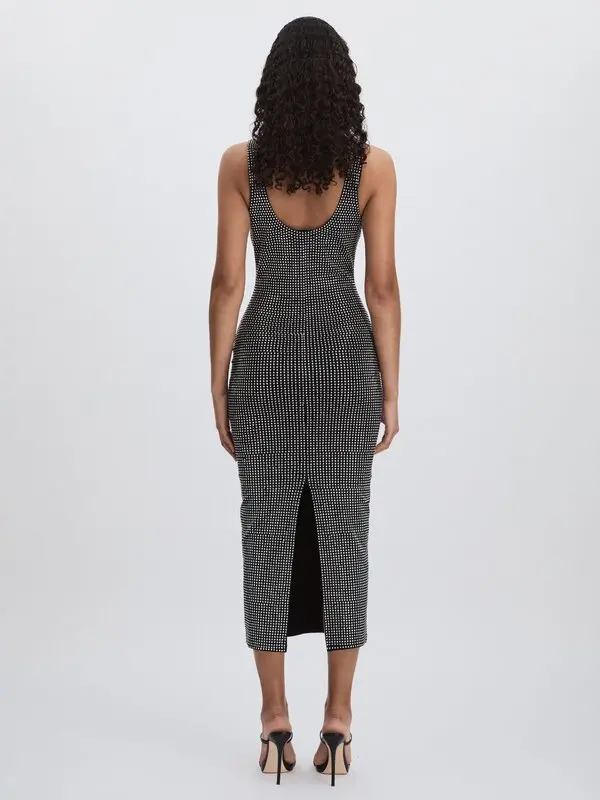 Good American Crystal Embellished Bodycon Dress