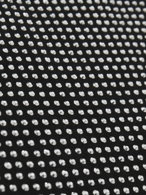 Good American Crystal Embellished Bodycon Dress