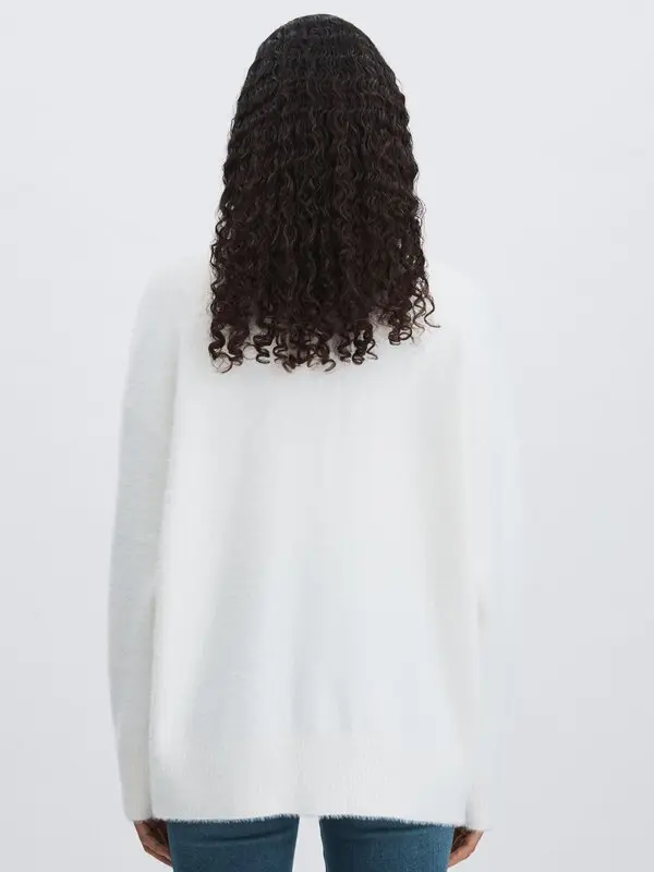 Good American Oversized Plush Cardigan