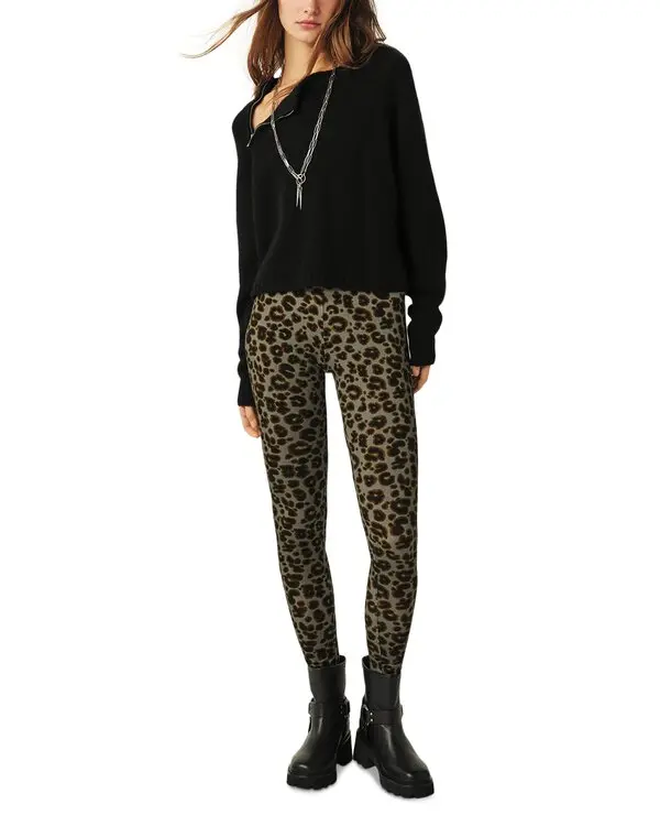 Ba&sh Ascar Leopard Print Leggings