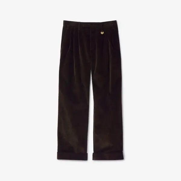 Burberry Corduroy Trousers - Clove Brown