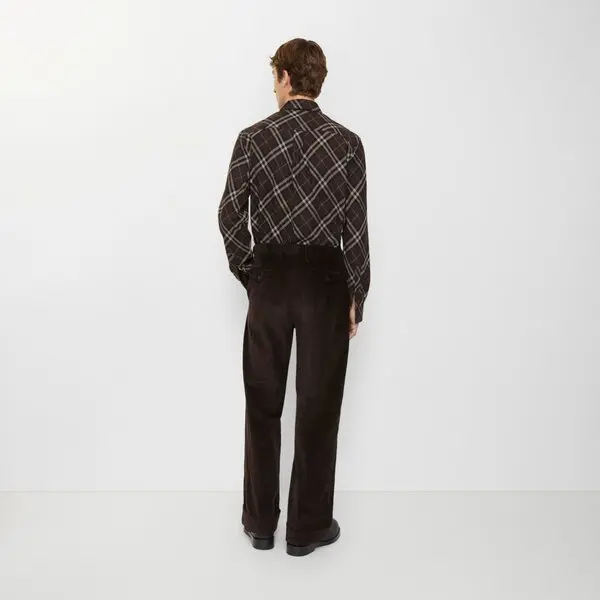 Burberry Corduroy Trousers - Clove Brown
