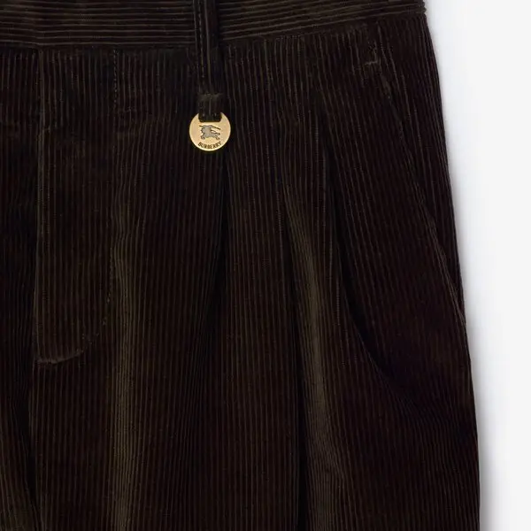 Burberry Corduroy Trousers - Clove Brown