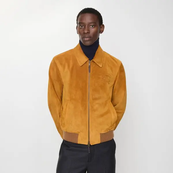 Burberry Suede Harrington Jacket