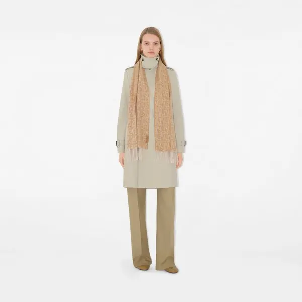 Burberry B Charm Cashmere Scarf