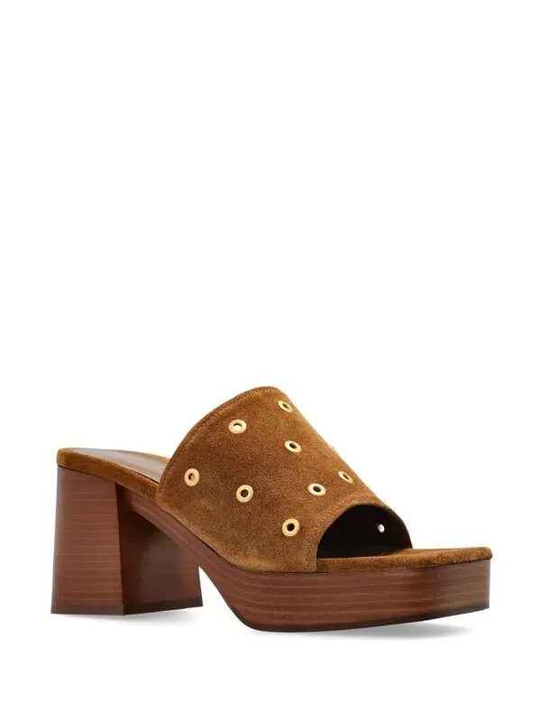 GIANVITO ROSSI Suede Mules