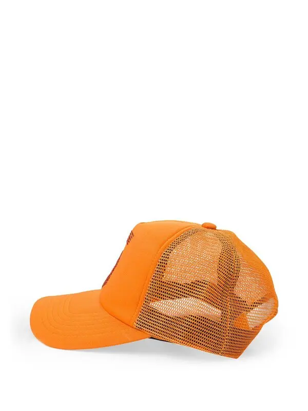 SP5DER Logo-studded Cap - Orange