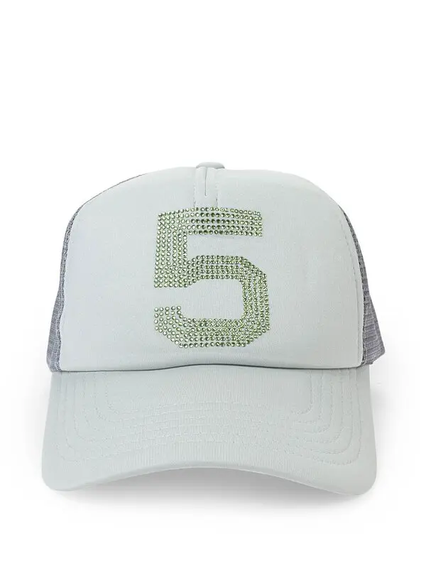 SP5DER Logo-studded Cap - Grey
