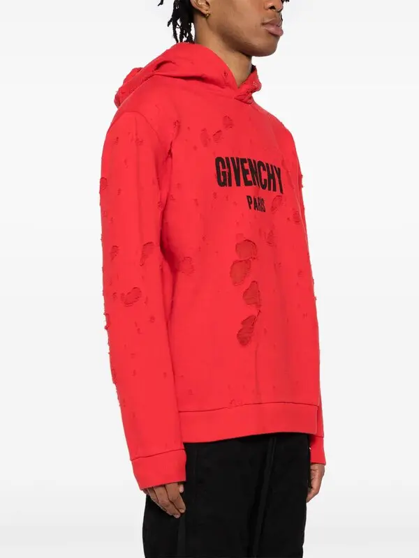 Givenchy Distressed-effect Hoodie