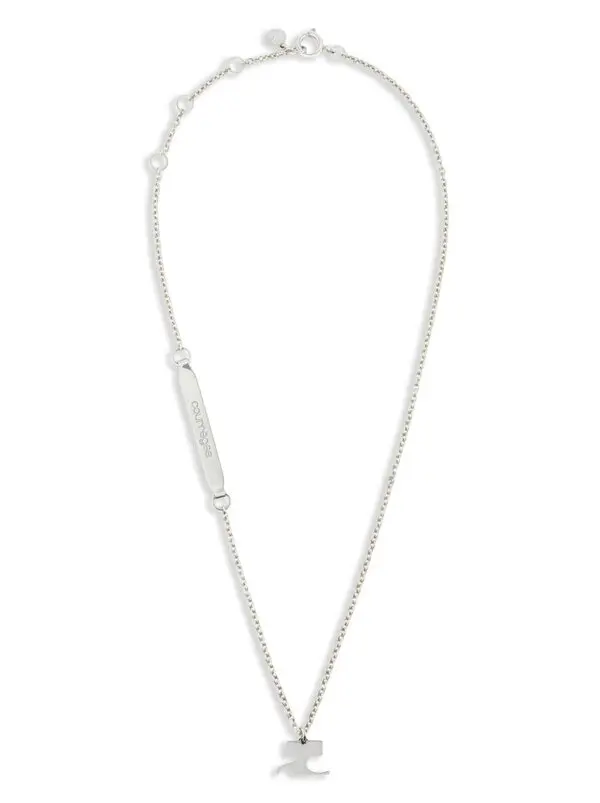 COURREGES Ac Chain Necklace - Silver
