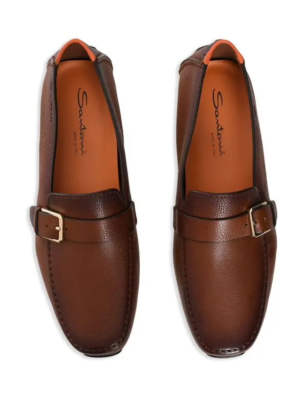 Santoni Hamel Loafers - Brown