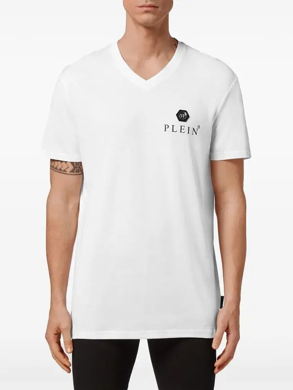 Philipp Plein Logo-plaque T-shirt