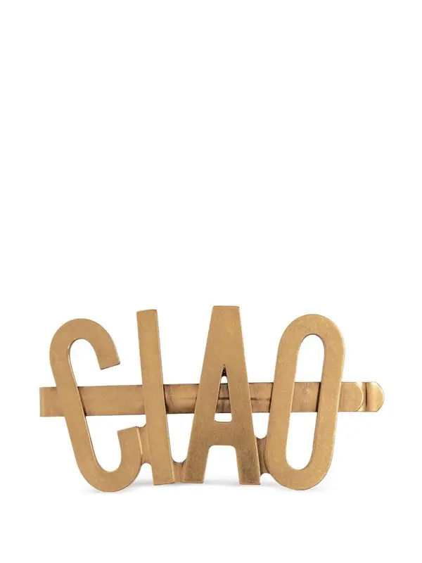 Moschino Ciao Hair Clip - Gold
