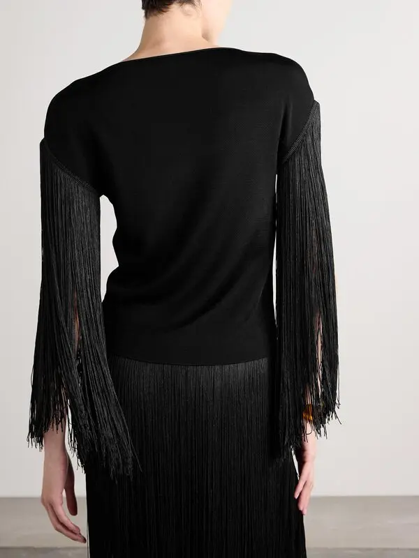 Altuzarra May Fringed Top