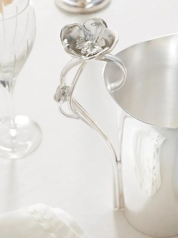Christofle Anemone -plated Water Pitcher