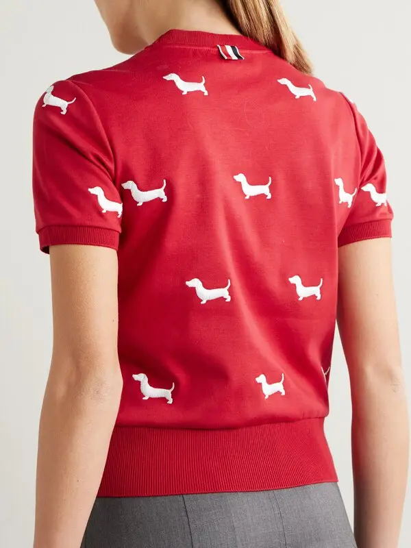 Thom Browne Hector Embroidered T-shirt