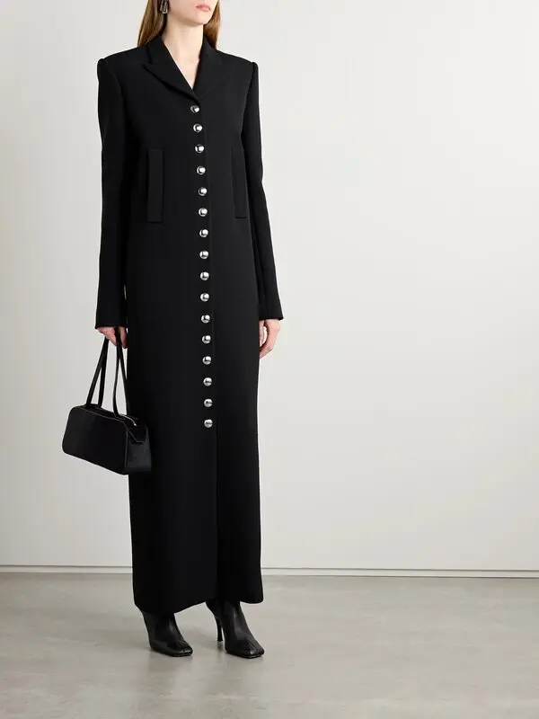 Khaite Saphra Wool-blend Twill Coat