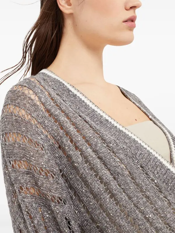 Brunello Cucinelli Cardigan - Grey