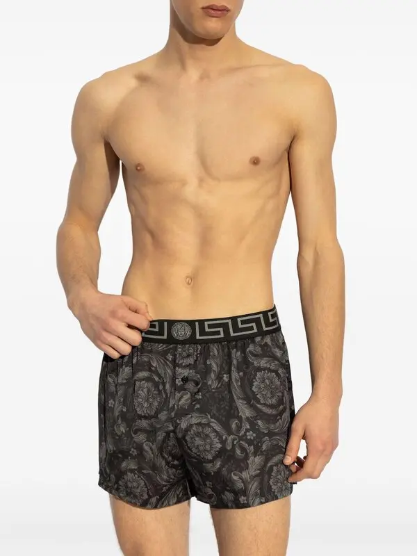 Versace Barocco Pajama Shorts