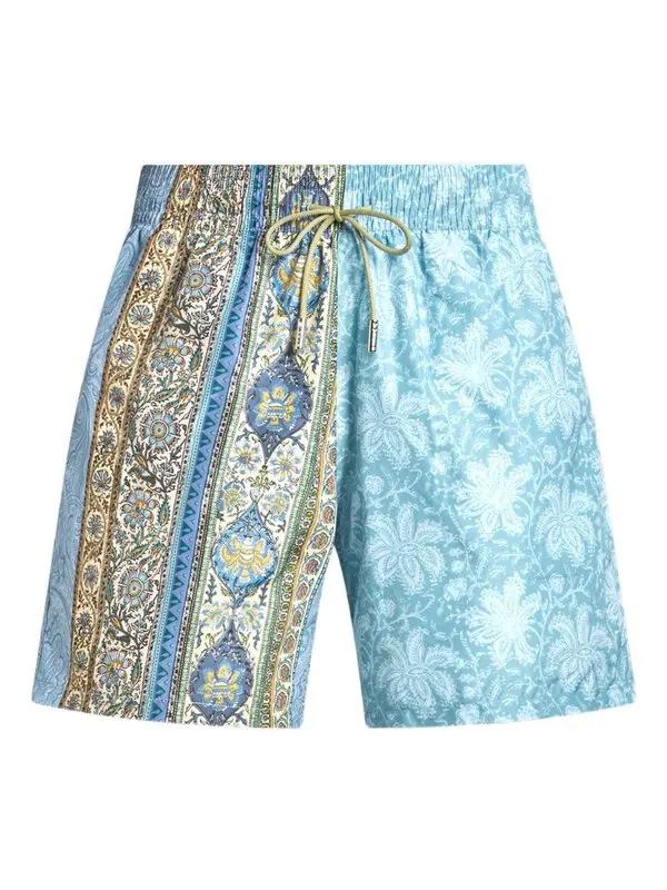 Etro Abstract-pattern Swim Shorts