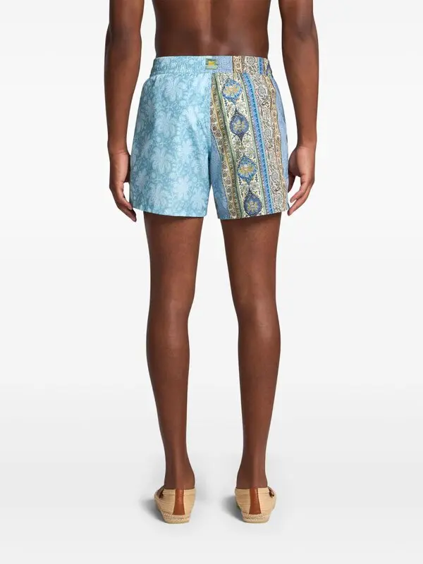 Etro Abstract-pattern Swim Shorts