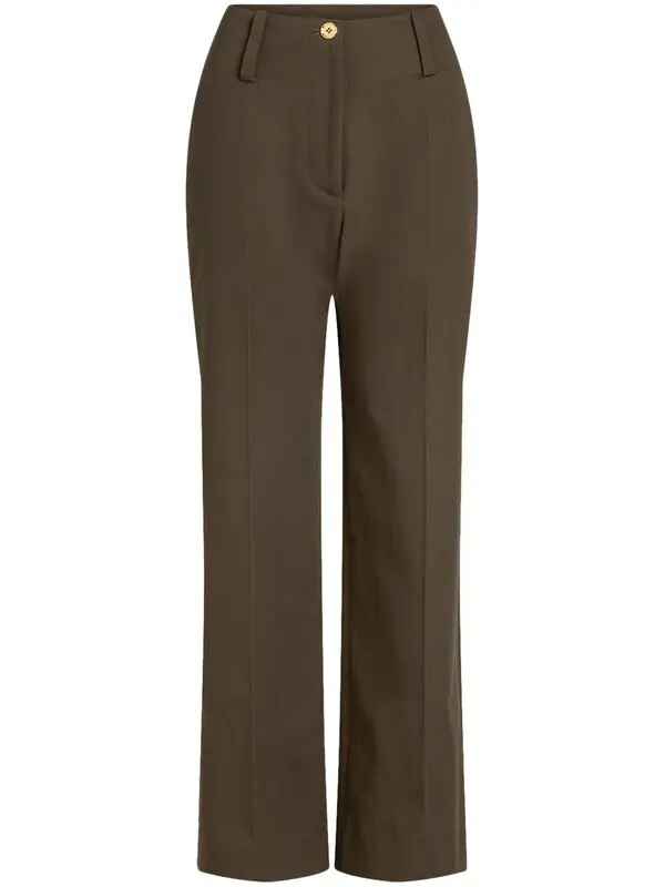 Patou Wide-leg Gabardine Trousers