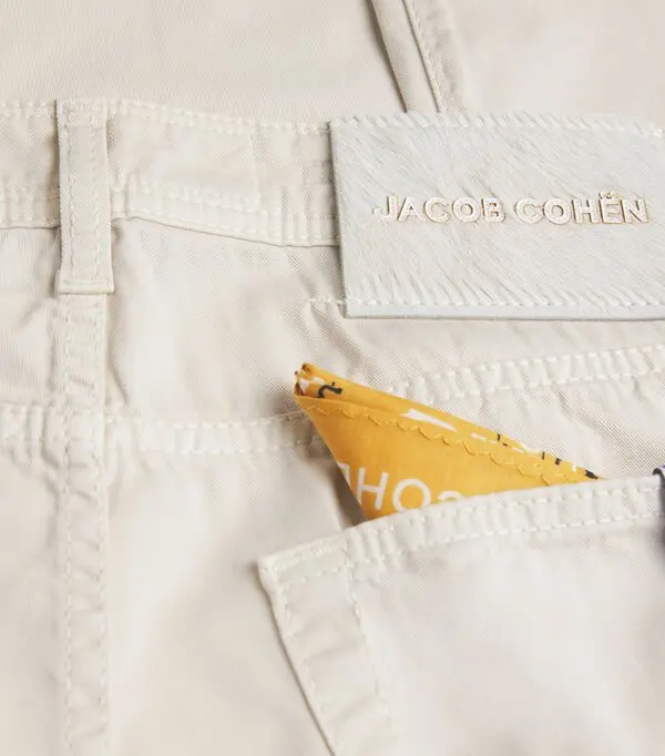 Jacob Cohen Nick Slim Stretch-cotton Chinos - White