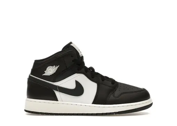 JORDAN 1 Mid Toe - Black/summit White/off Noir