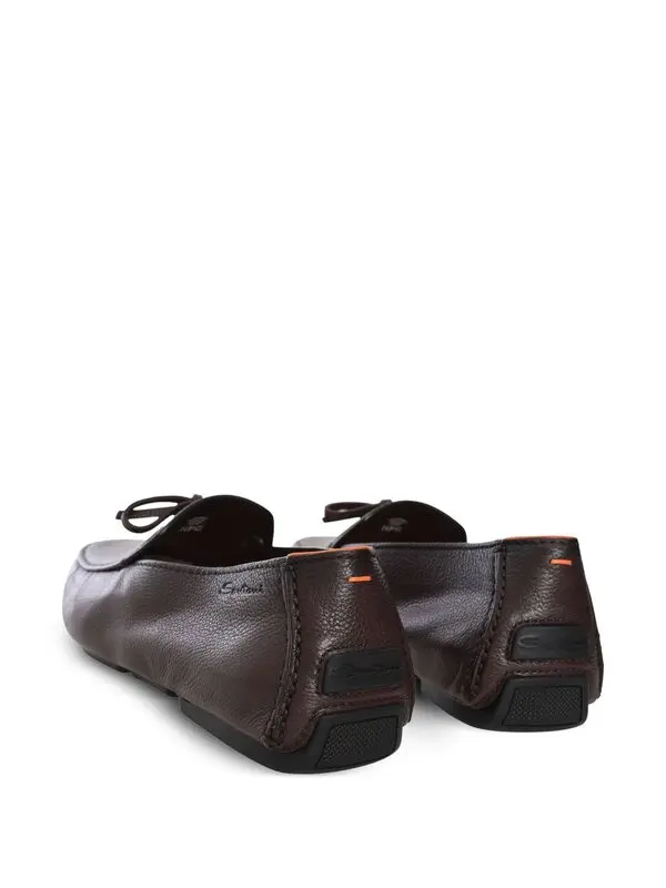 Santoni Havana Loafers - Red