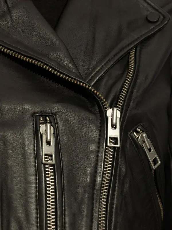 ALLSAINTS Belted Biker Jacket - Black
