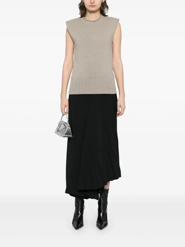 ENTIRE STUDIOS Burns Knit Vest - Grey