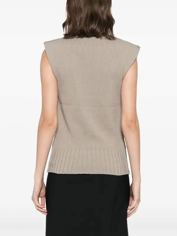 ENTIRE STUDIOS Burns Knit Vest - Grey