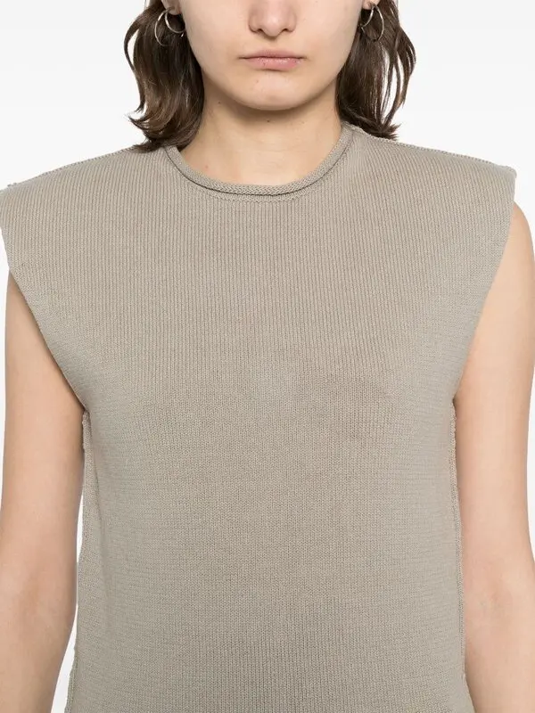 ENTIRE STUDIOS Burns Knit Vest - Grey