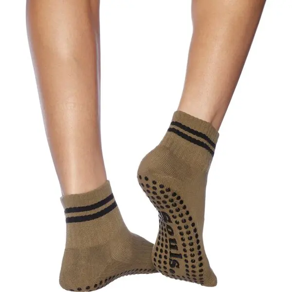 SOULS. Ankle Grip Socks - Olive