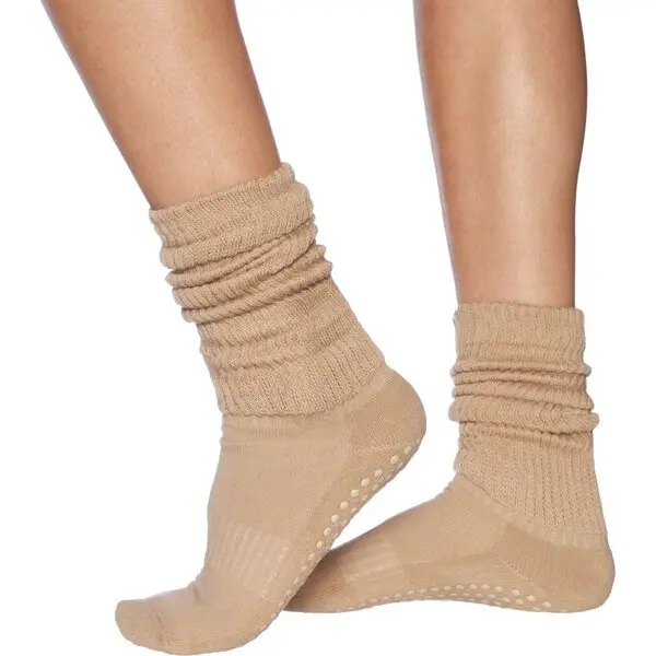 SOULS. Slouchy Grip Socks - Cream