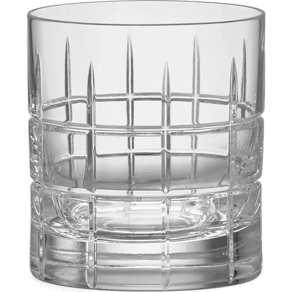 ORREFORS Street Set Of 2 Old Fashioned Glasses - White